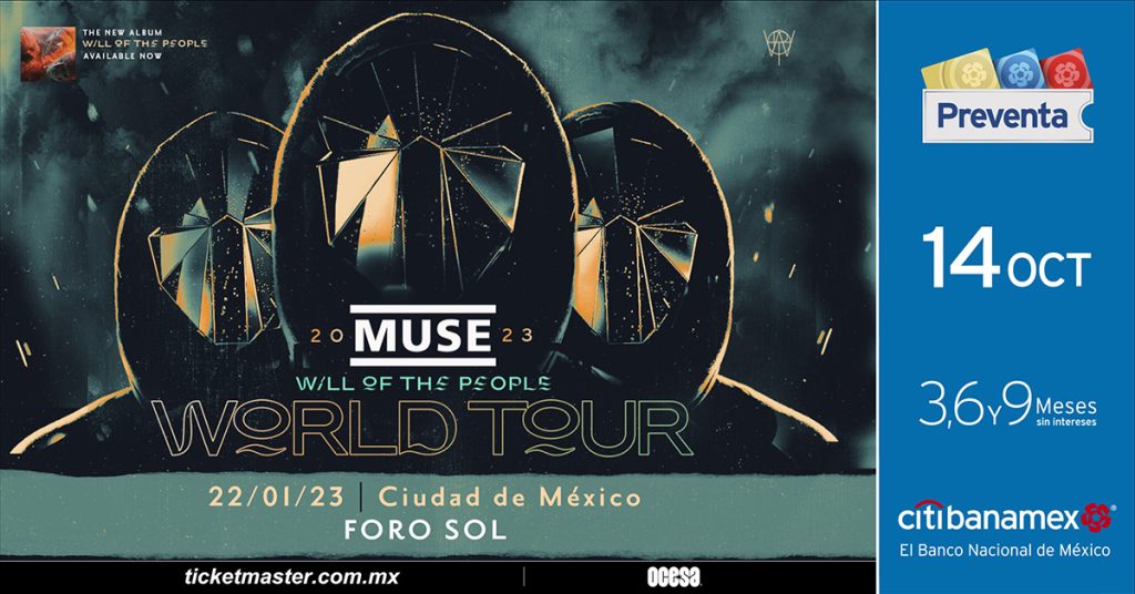 MUSE regresa a México el 18, 20 y 22 de enero de 2023