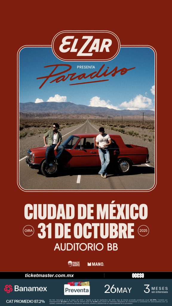 El Zar regresarán a la Ciudad de México el 31 de Octubre